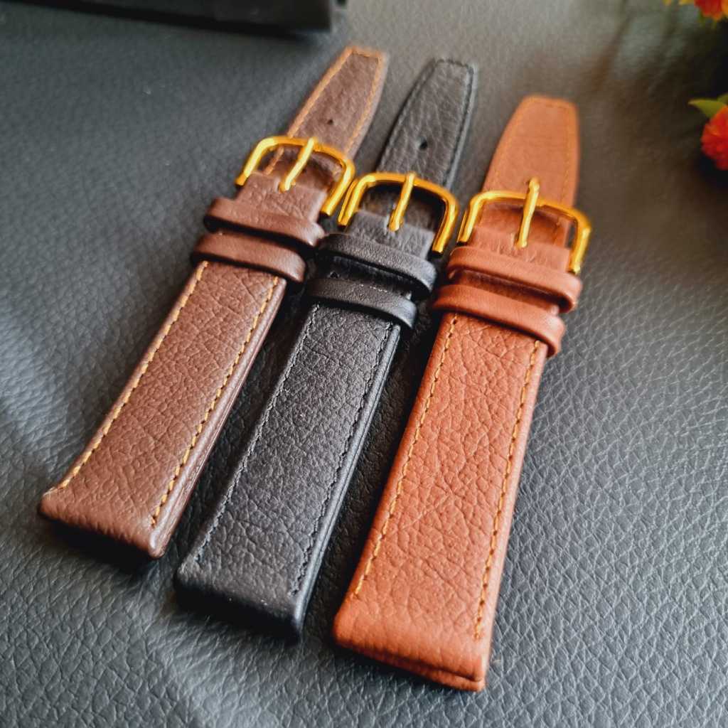 Jual TALI JAM TANGAN KULIT A1 12mm-20mm/strap ja tangan kulit seiko ...