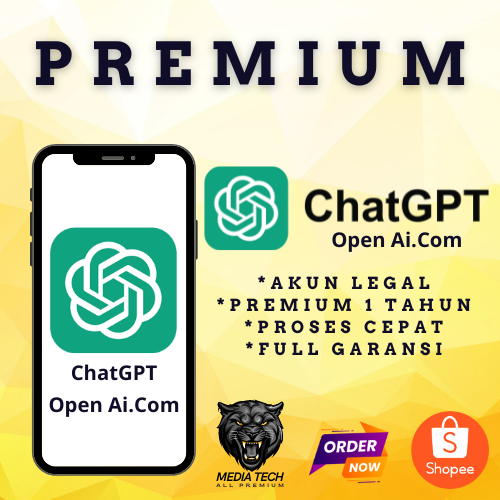 Jual ChatGPT 4 Premium Proses Cepat 1 Tahun Garansi | Shopee Indonesia