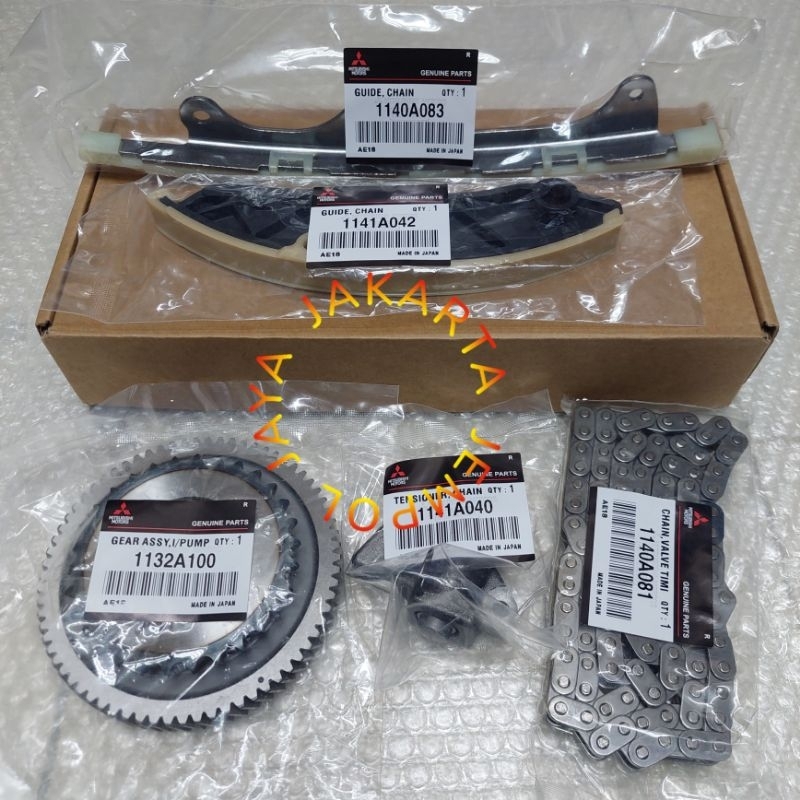 Jual RANTAI KETENG TIMING CHAIN SET ALL NEW TRITON KL1T ALL NEW PAJERO ...