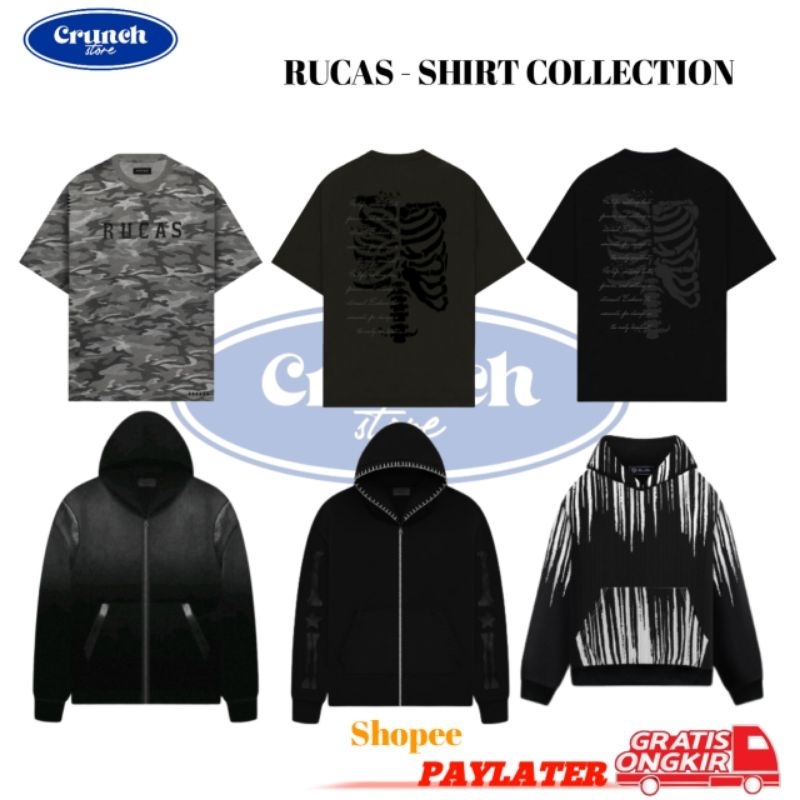 Jual {ORIGINAL} Rucas T-shirt Initial Camo | Embossed Paisley Washed ...