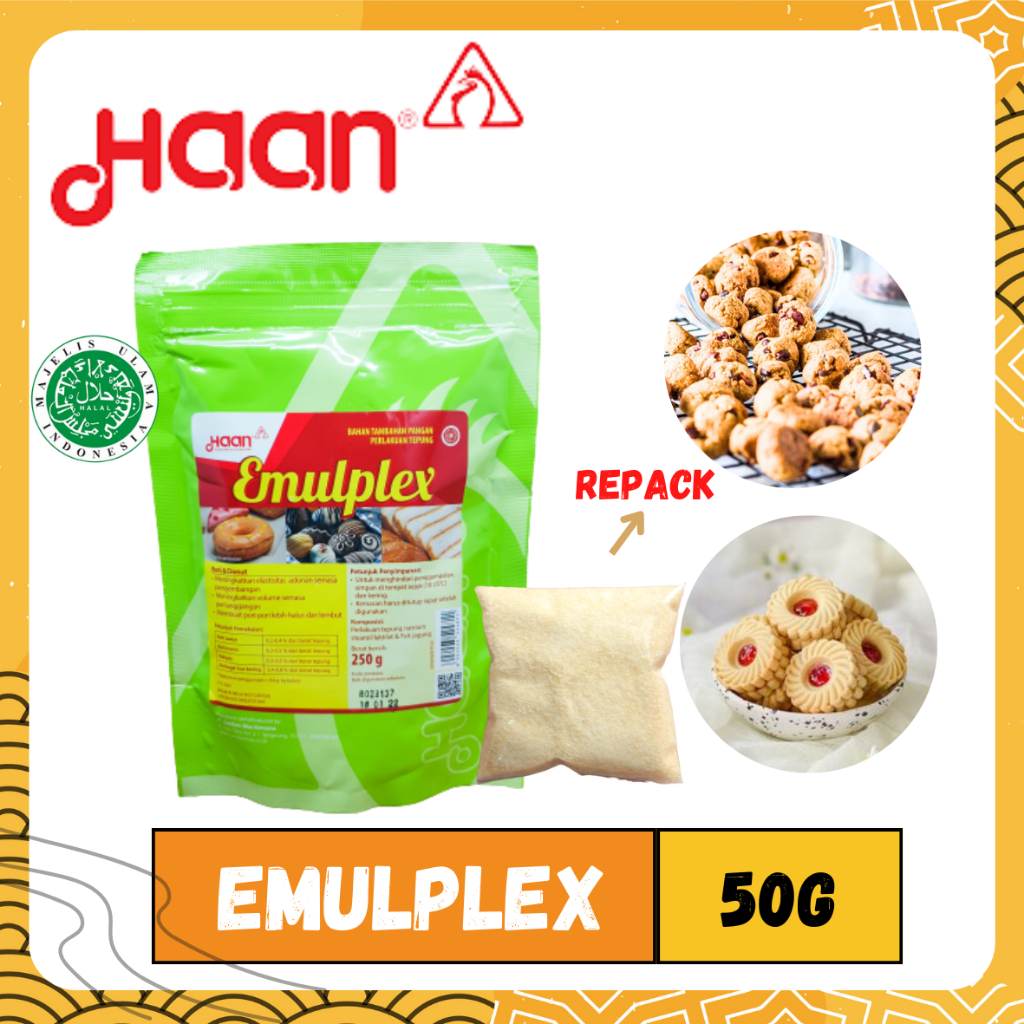Jual HAAN EMULPLEX 50GR - EMPLEK - EMPLEX - EMULPLEK PERENYAH KUE ...