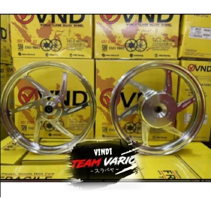 Jual Velg VND SIX STAR V 2 VARIO 125 / VARIO 150 BEAT SCOOPY VARIO110 | Shopee Indonesia