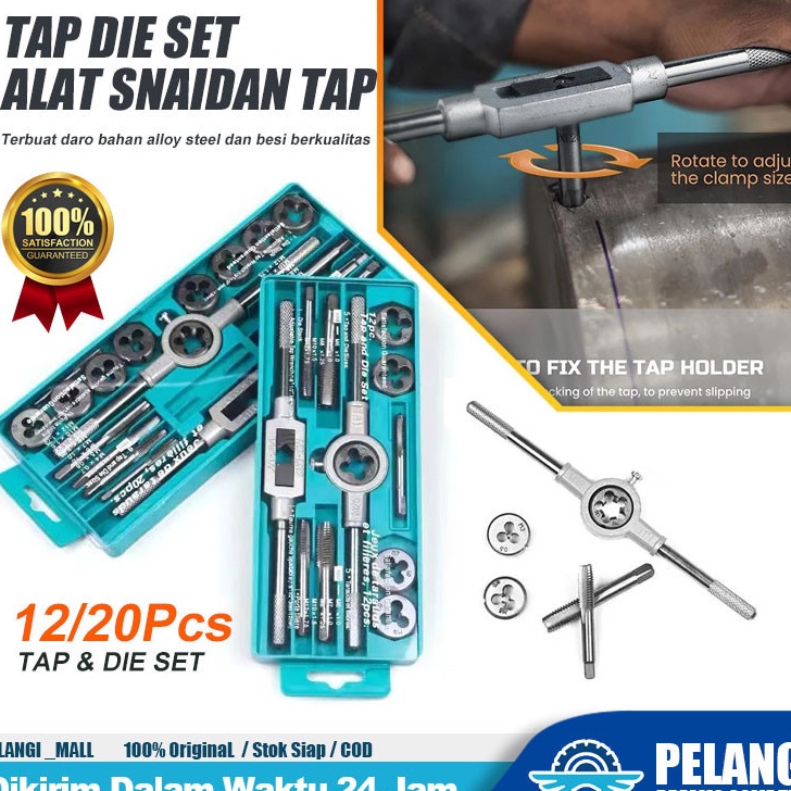 Jual TOOLBOX ALAT SNAI DAN TAP ULIR BAUT SENAI DIE SENEI KUALITAS HAND ...