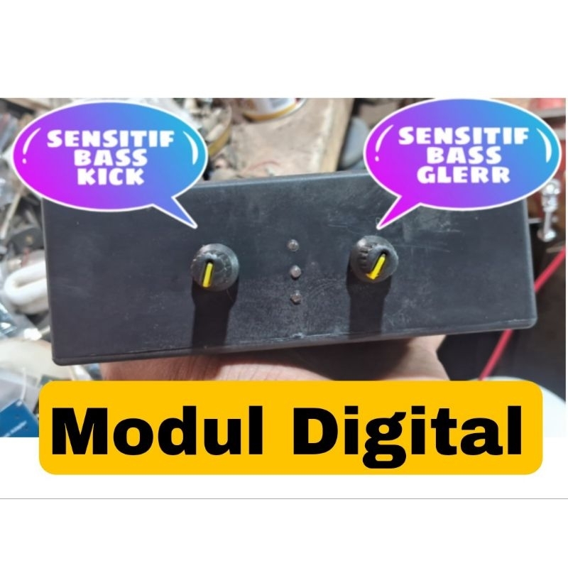 Jual modul bass hadroh 2 INPUT - 2 OUTPUT [bass drejeb, jik jik & bass ...