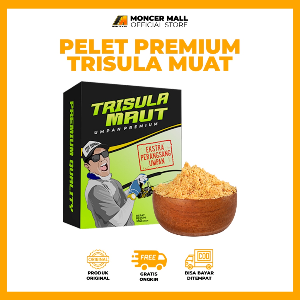 Jual Pelet Mancing TrisulaMaut Premium Spesial Umpan Mas Tawar Laut ...