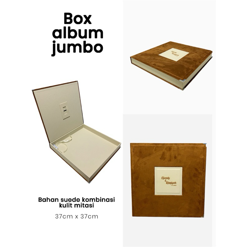 Jual BOX ALBUM FOTO MAGNETIC JUMBO (BEBAS REQUEST WARNA) | Shopee Indonesia