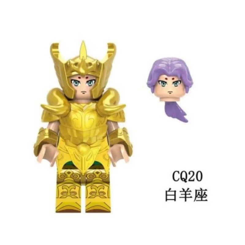 Jual lego saint seiya gold saint aries mu figure saint seiya figure ...
