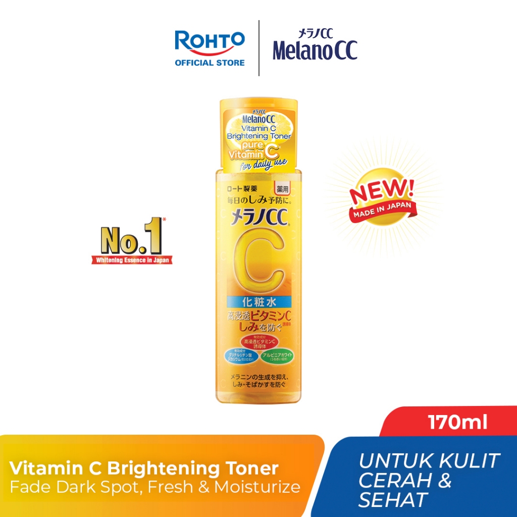 Jual Melano CC Vitamin C Brightening Toner 170 ml | Shopee Indonesia
