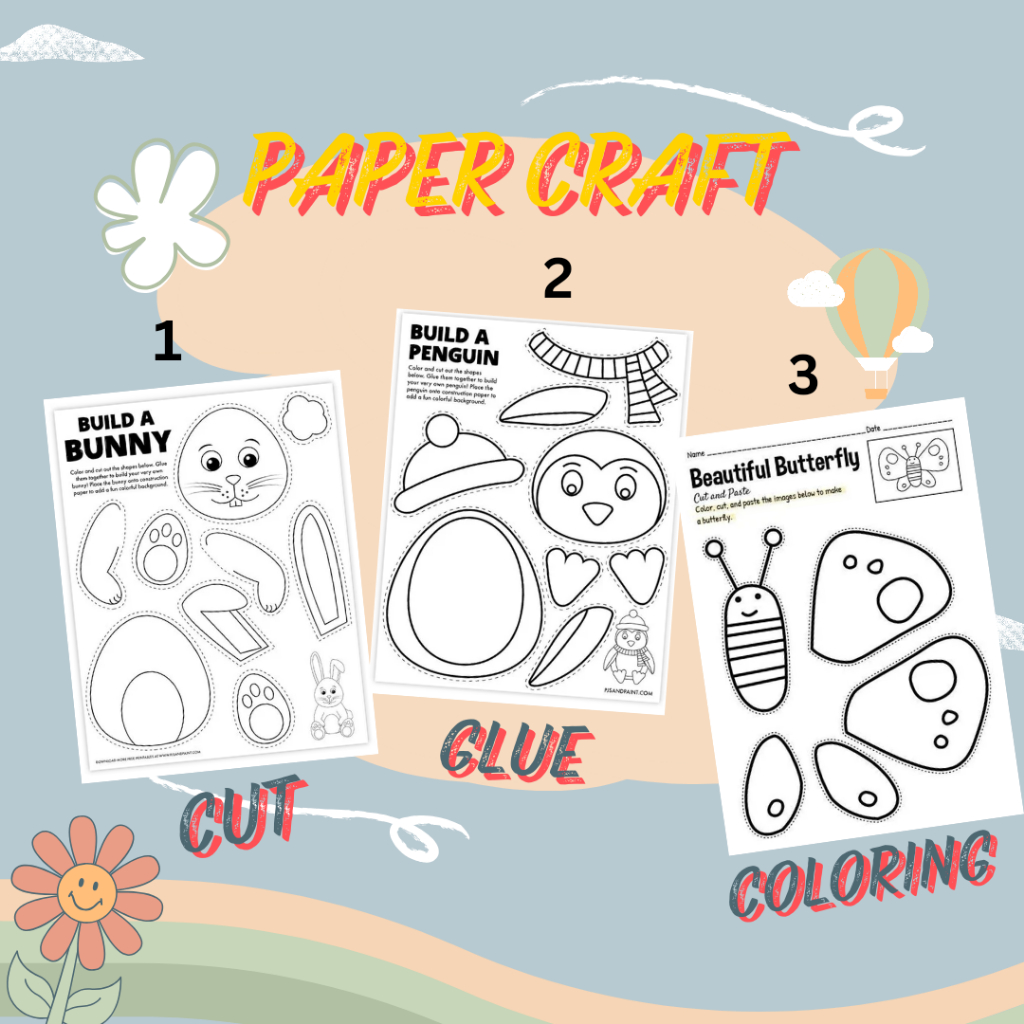Jual MAINAN EDUKASI ANAK / MAINAN PUZZLE GUNTING TEMPEL/ CRAFTING CUT ...