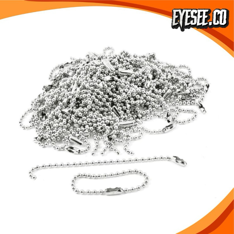 Jual Rantai Biji Lada Rantai Merica Tali Hangtag label Ball Chain ...