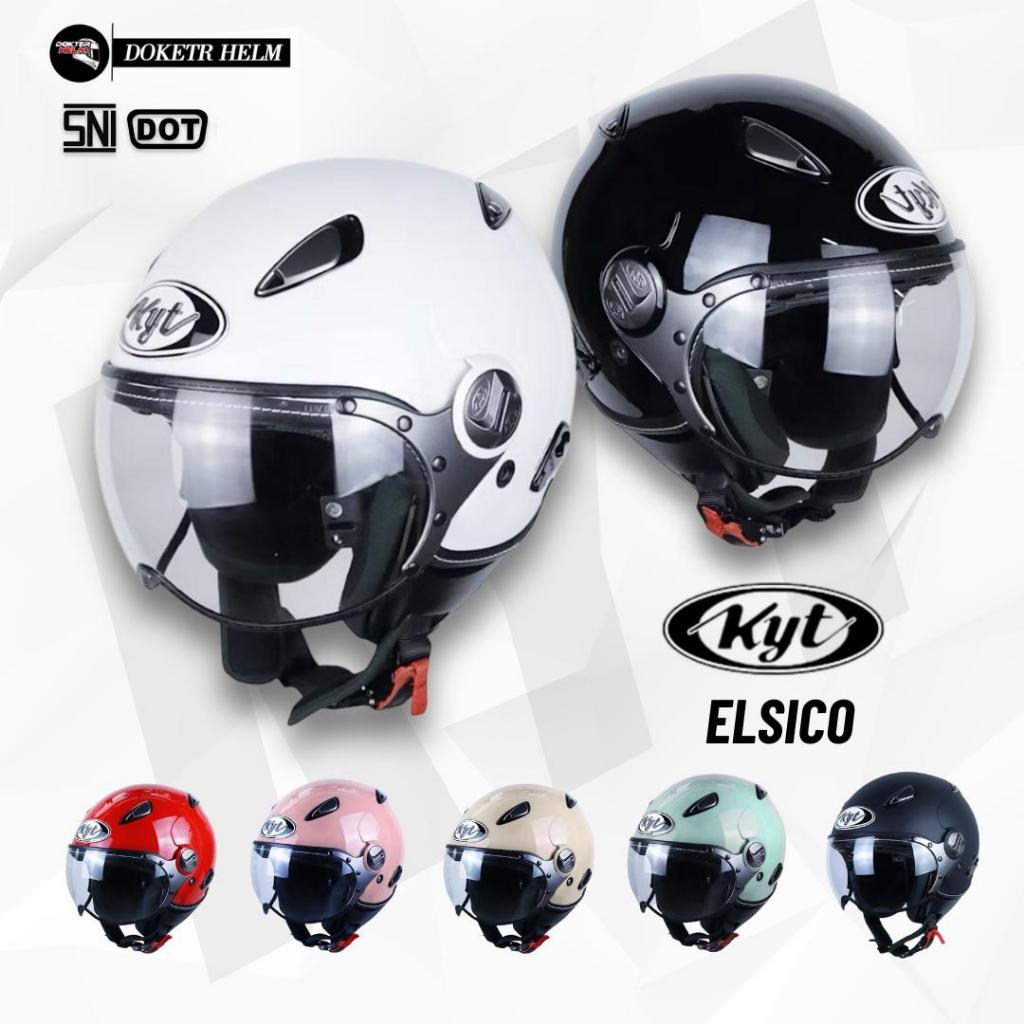 Jual Helm Retro Clasic KYT ELSICO ORIGINAL NEW COLOR | Shopee Indonesia
