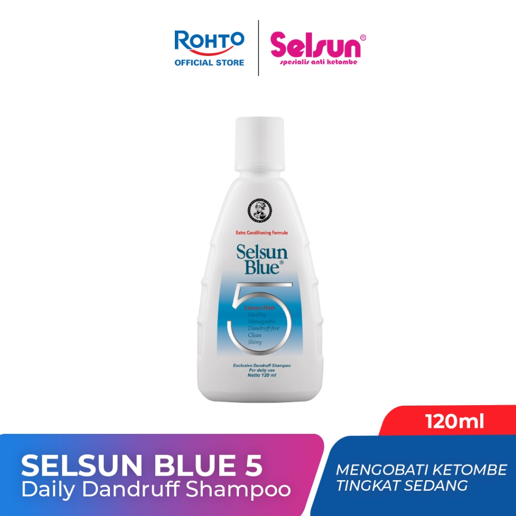 Jual Selsun Blue 5 Exclusive Dandruff Shampoo - 120ml (Anti-dandruff ...