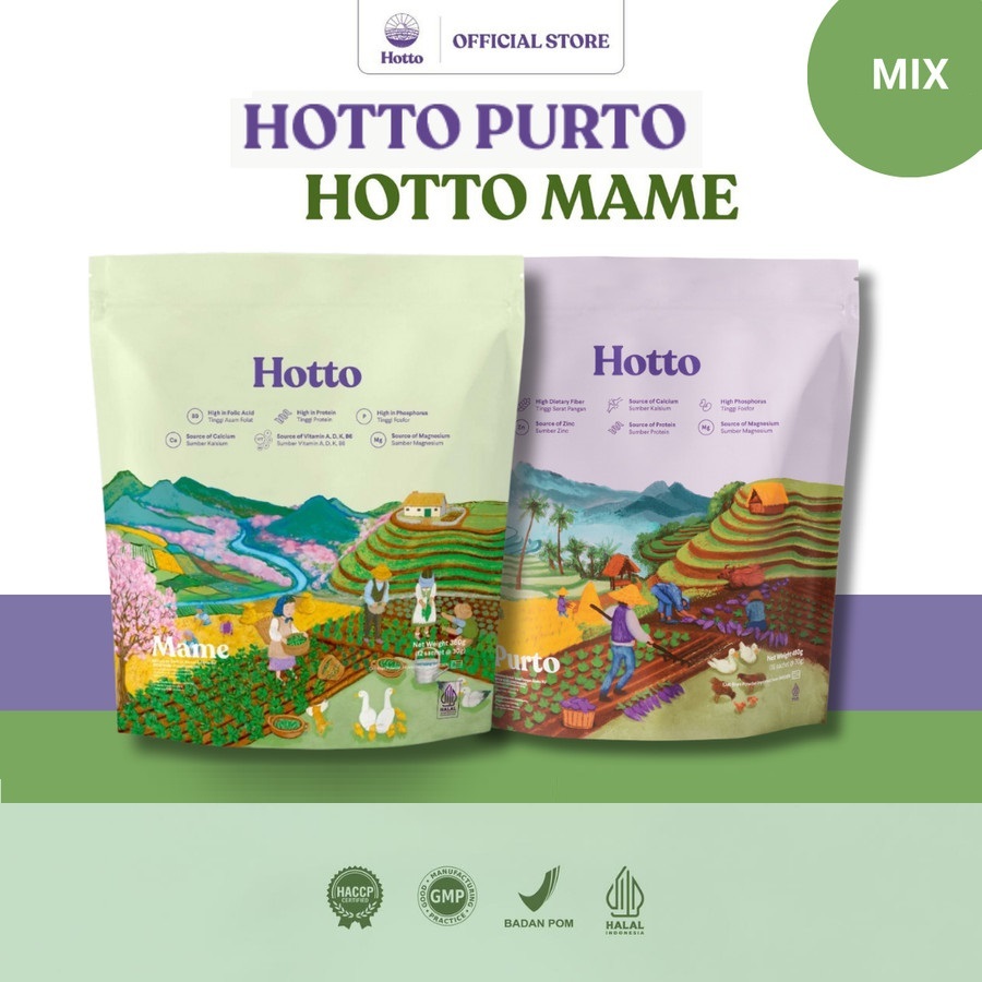 Jual MIX HOTTO PURTO X HOTTO MAME | Shopee Indonesia