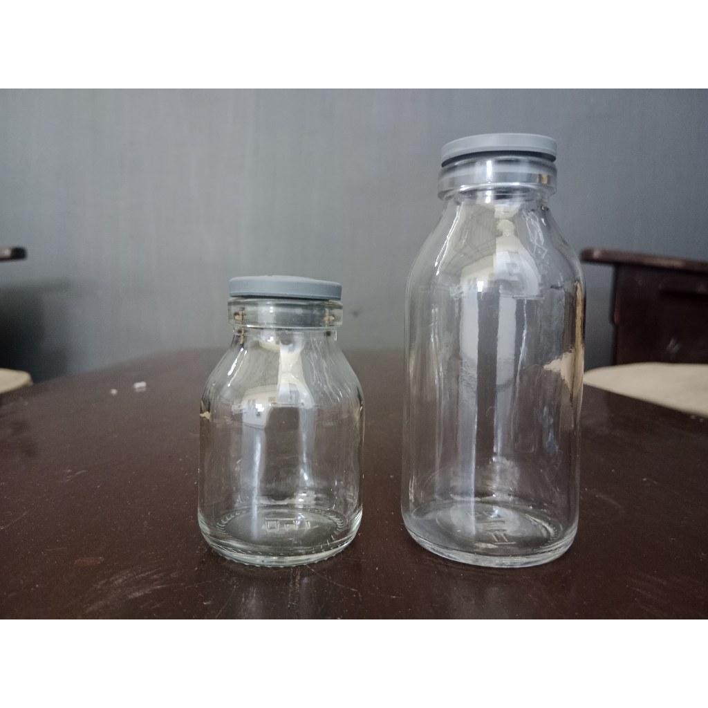 Jual Botol vial botol susu botol kaca bening | Shopee Indonesia