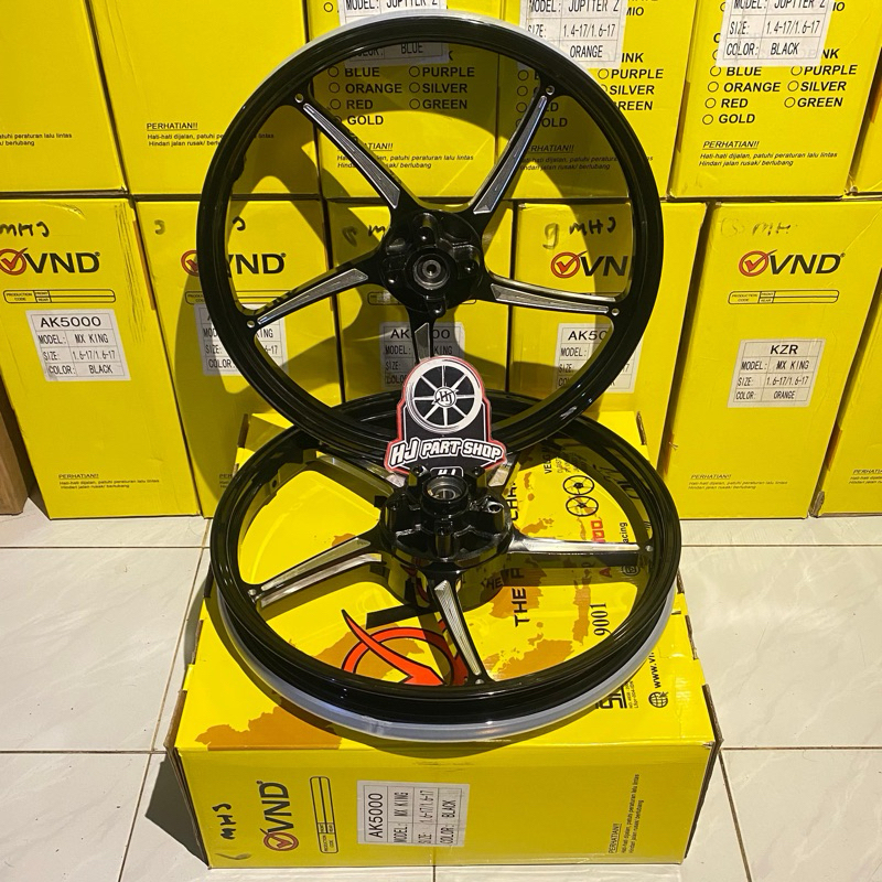 Jual VND Velg Racing AK 5000 160x17 & 160x17 MX King jupiter z mx old ...