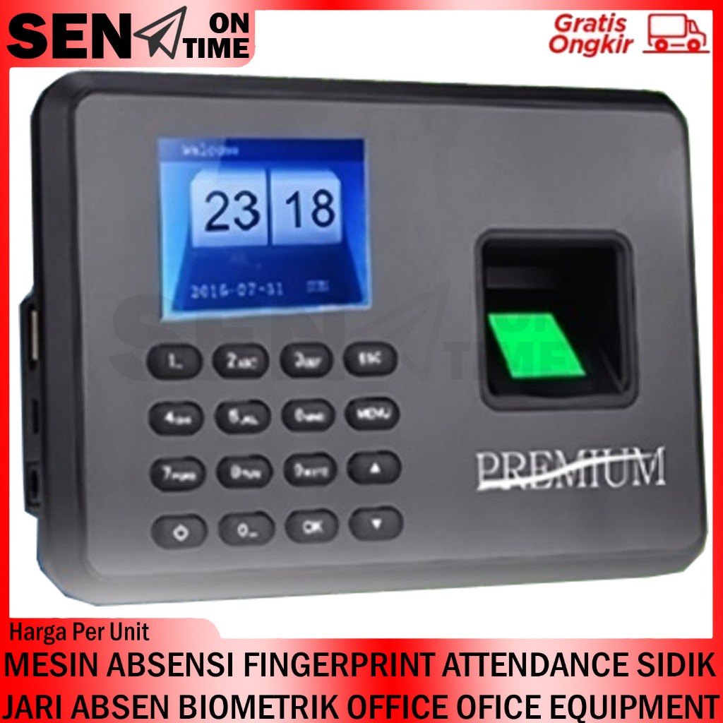 Jual Mesin Absensi Sidik Jari Fingerprint Absen Office Equipment ...