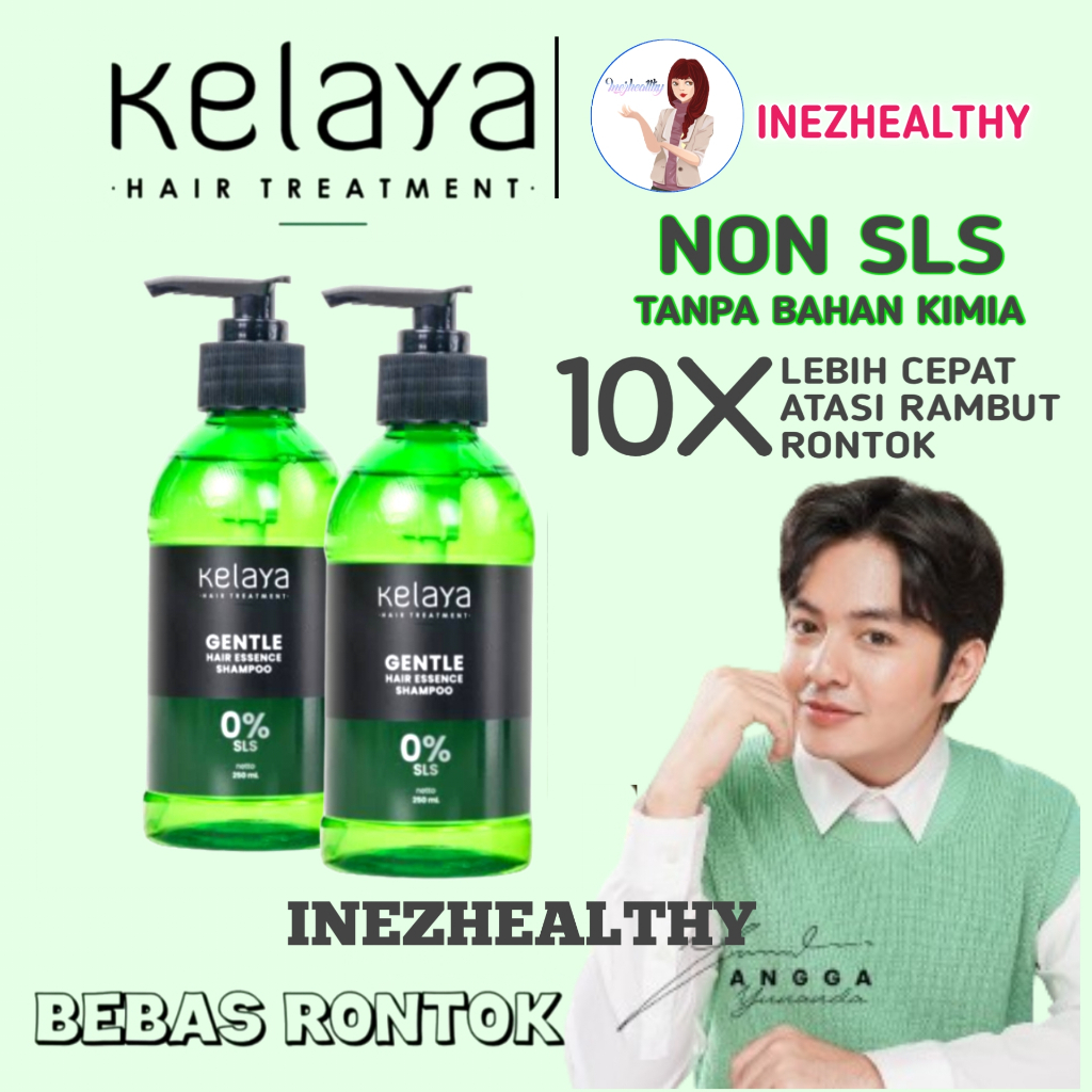 Jual KELAYA GENTLE HAIR ESSENSE NON SLS SHAMPOO PERAWATAN RAMBUT RONTOK ...