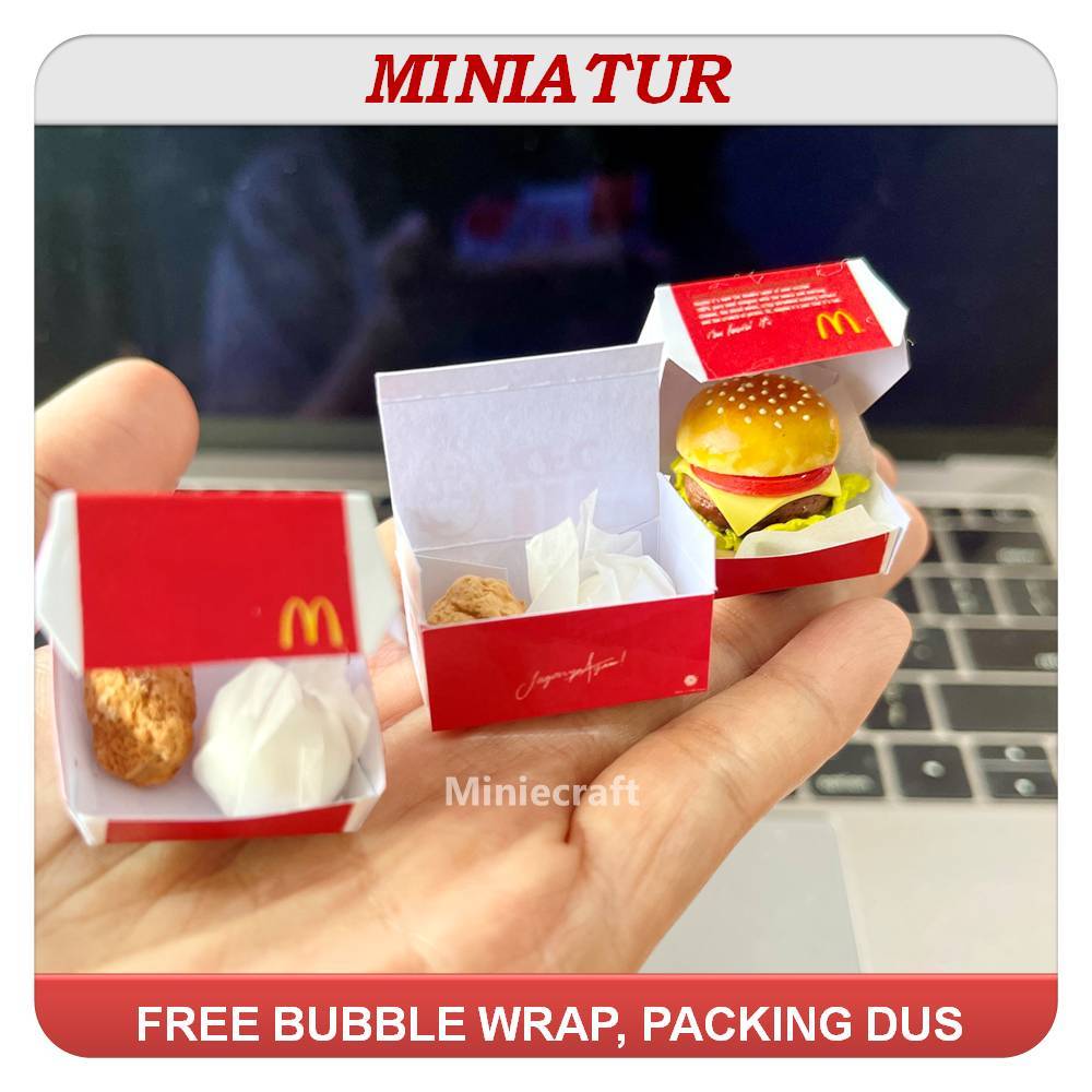 Jual MAGNET TEMPELAN KULKAS MINIATUR PRODUK BOX KFC MCD CHICKEN PLUS ...