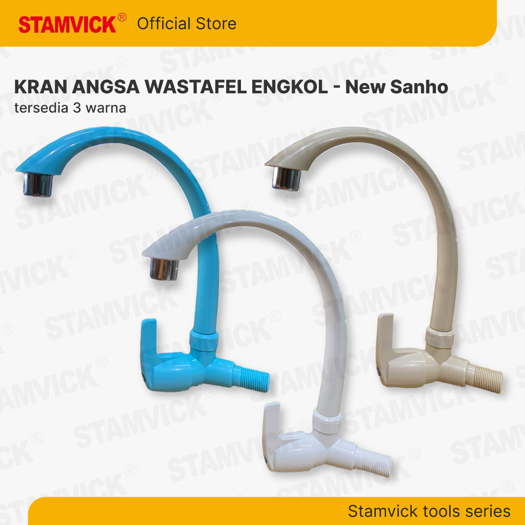Jual Kran Pvc Angsa Cuci Piring / Keran Wastafel New Sanho Model Engkol ...