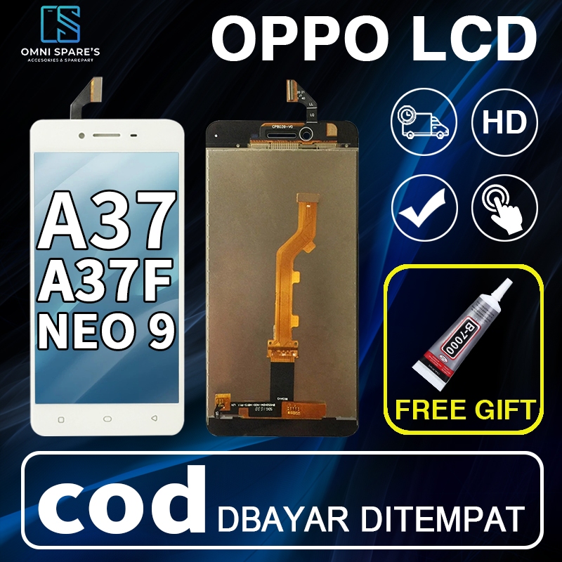 Jual LCD FOR OPPO A37/A37F/NEO 9 FULLSET LAYAR HP TOUCHSCREEN | Shopee ...