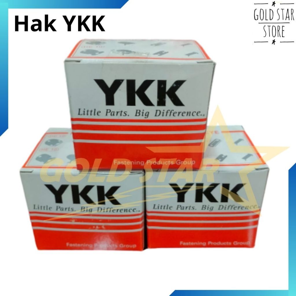Jual Hak Jahit Tanam YKK Hak YKK HE Kaitan Celana Kancing Kait Rok Isi 2 Gross Hak Ketok ...