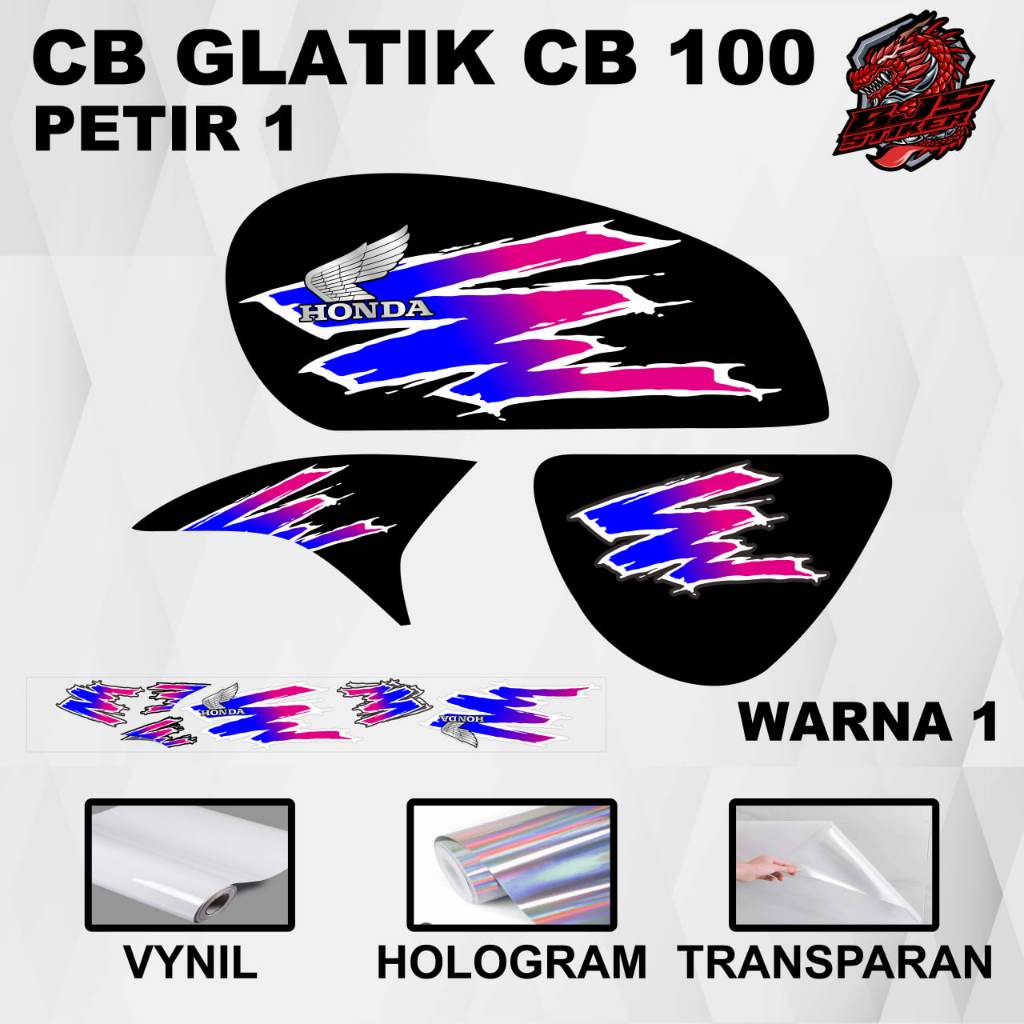 Jual Stiker Sticker Striping Honda CB Glatik CB 100 - Stiker Sticker ...