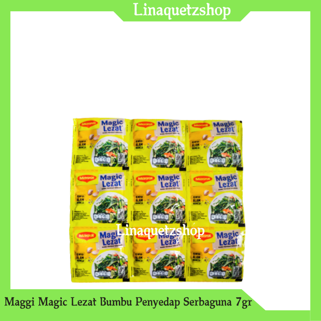 Jual Maggi Magic Lezat Bumbu Penyedap Serbaguna 7gr (1Pack 6Renceng ...