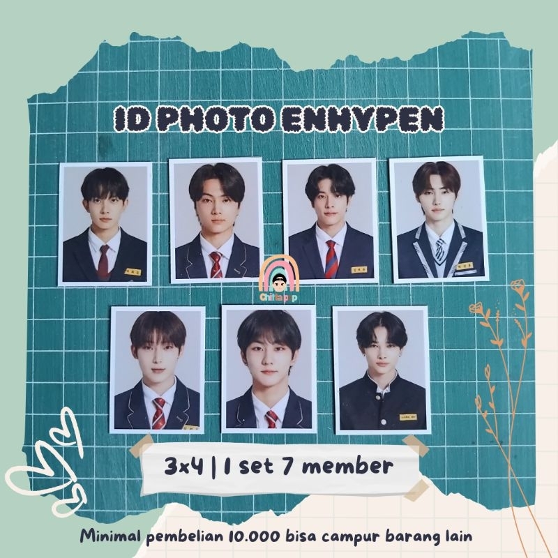Jual ENHYPEN ID PHOTO SET | PAS PHOTO ENHYPEN UNOFFICIAL | Shopee Indonesia