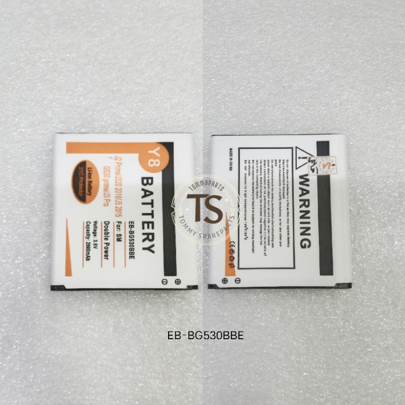 Jual BATTERY BATERAI Y8 SAMSUNG J2 PRIME G532 GRAND PRIME G530 GRAND ...