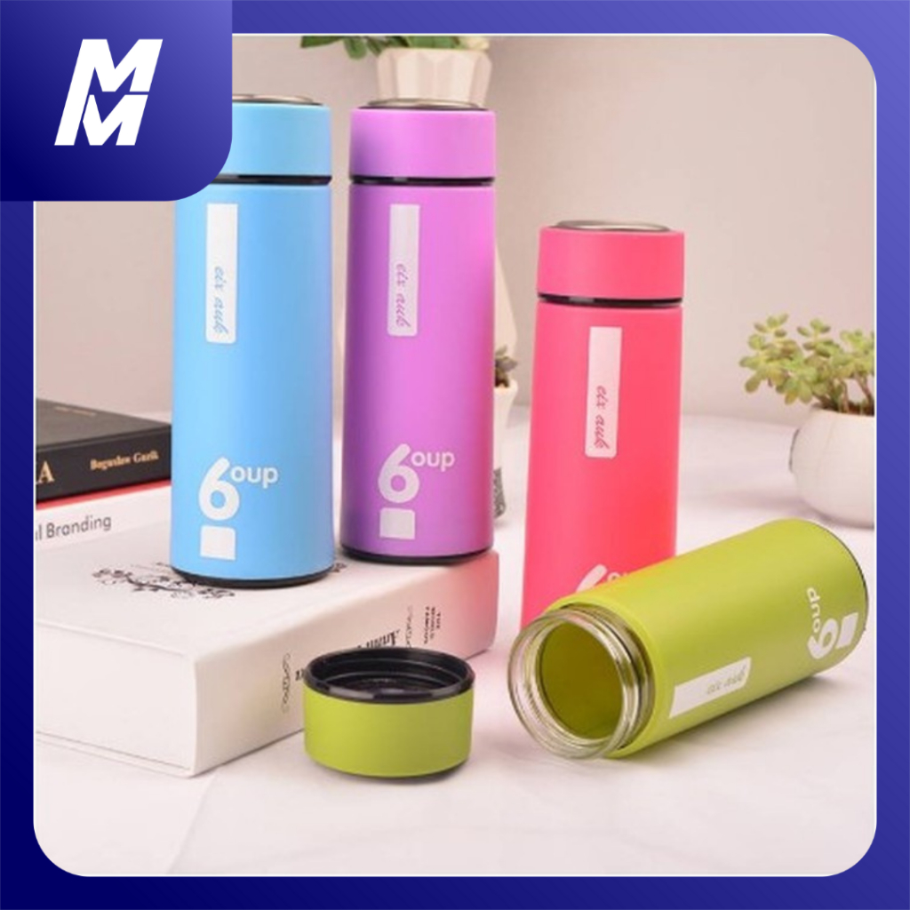 Jual Botol Kaca 6OUP 450 ml | Tumblr Minum Six OUP | Beling Cover ...