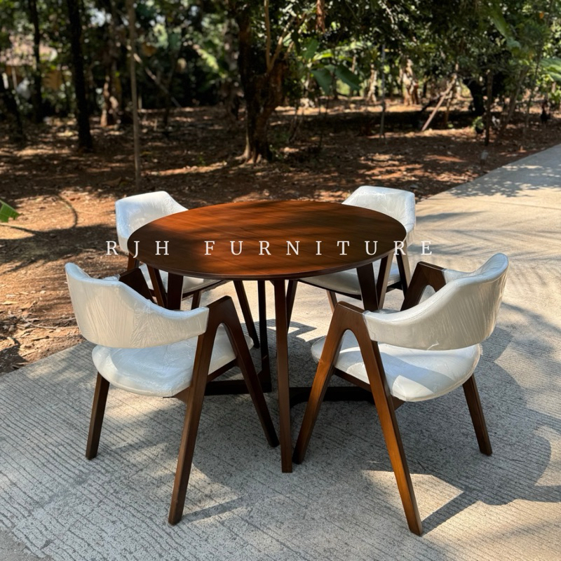 Jual DINING SET KURSI A, SET MEJA MAKAN MINIMALIS KAYU JATI, DINING ...