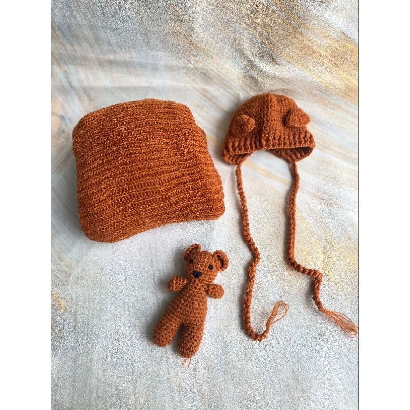 Jual properti foto bayi paketan bedong kupluk dan boneka properti foro ...