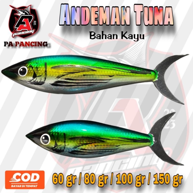 Jual Umpan Andeman Tuna 40 gr , 60 gr , 80 gr , 100 gr , 150 gr , 200 ...