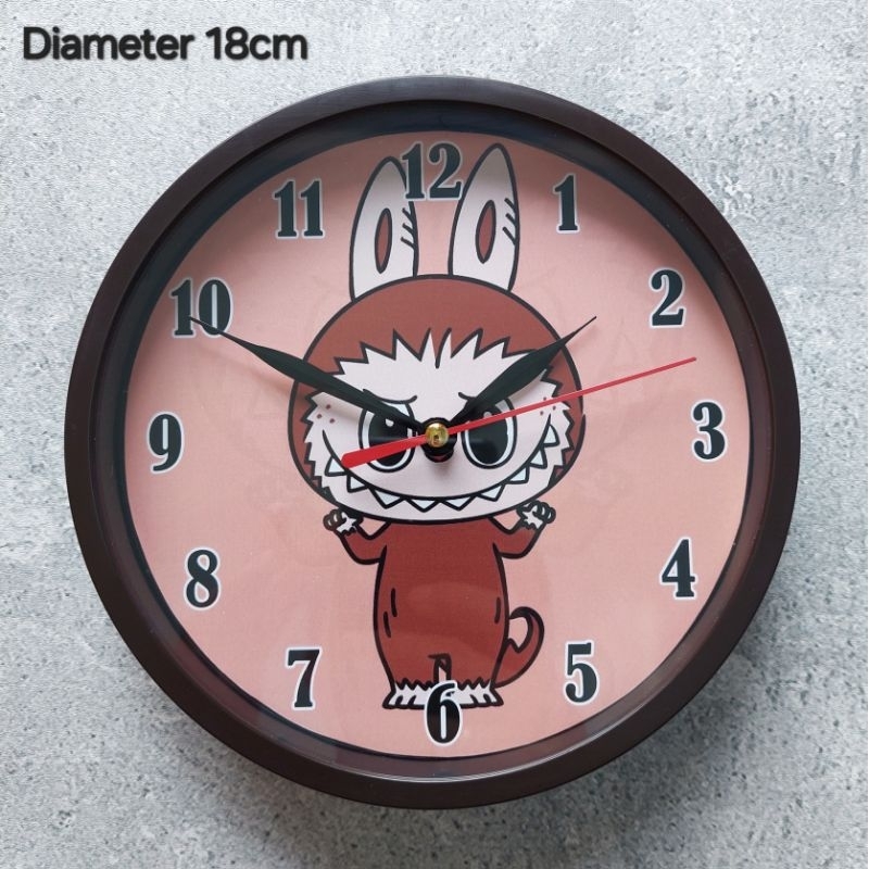 Jual Jam Meja Hias Labubu Jam Dinding Labubu The Monster Minimalis ...