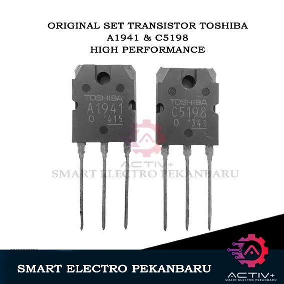 Jual ORIGINAL TRANSISTOR TOSHIBA SET A1941 C5198 ASLI 2SC5198 2SA1941 ...