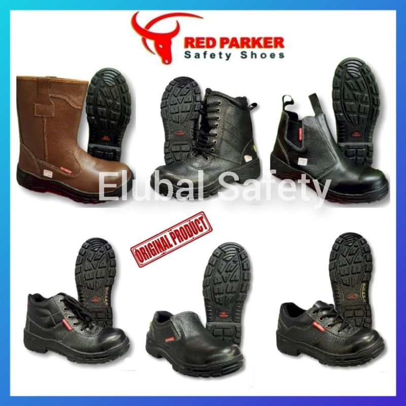 Jual Sepatu Safety RED PARKER Original Safety Shoes | Shopee Indonesia