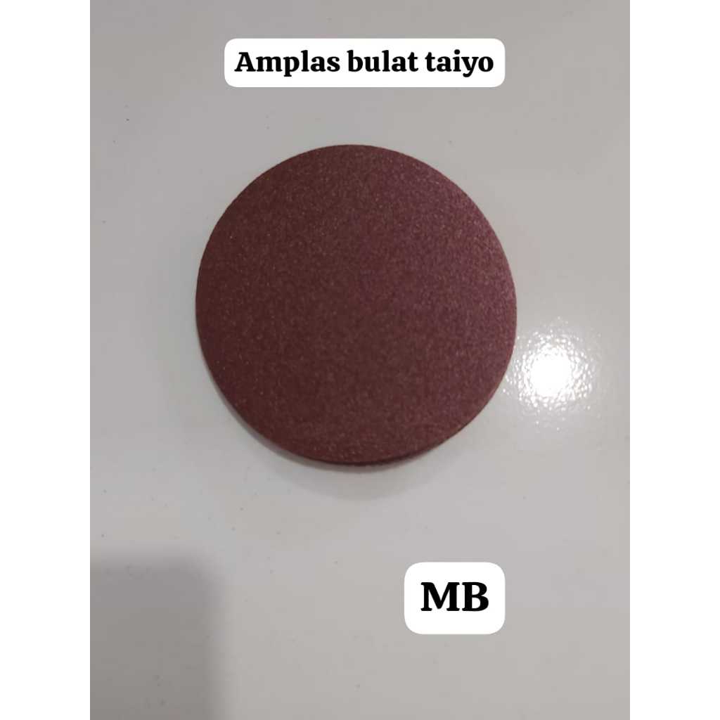 Jual Amplas Bulat 4" Inch / Velcro Amplas Tempel Gerinda Sanding Disc ...