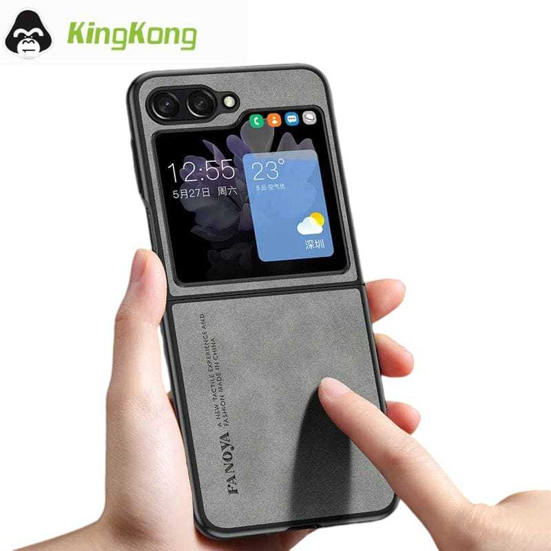 Jual KINGKONG - Premium Case Fanoya Leathet Samsung Z Flip 3 / Z Flip 4 ...