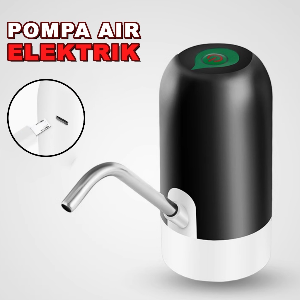 Jual Pompa Galon Elektrik Portable Pompa Air Galon USB Charge Dispenser ...