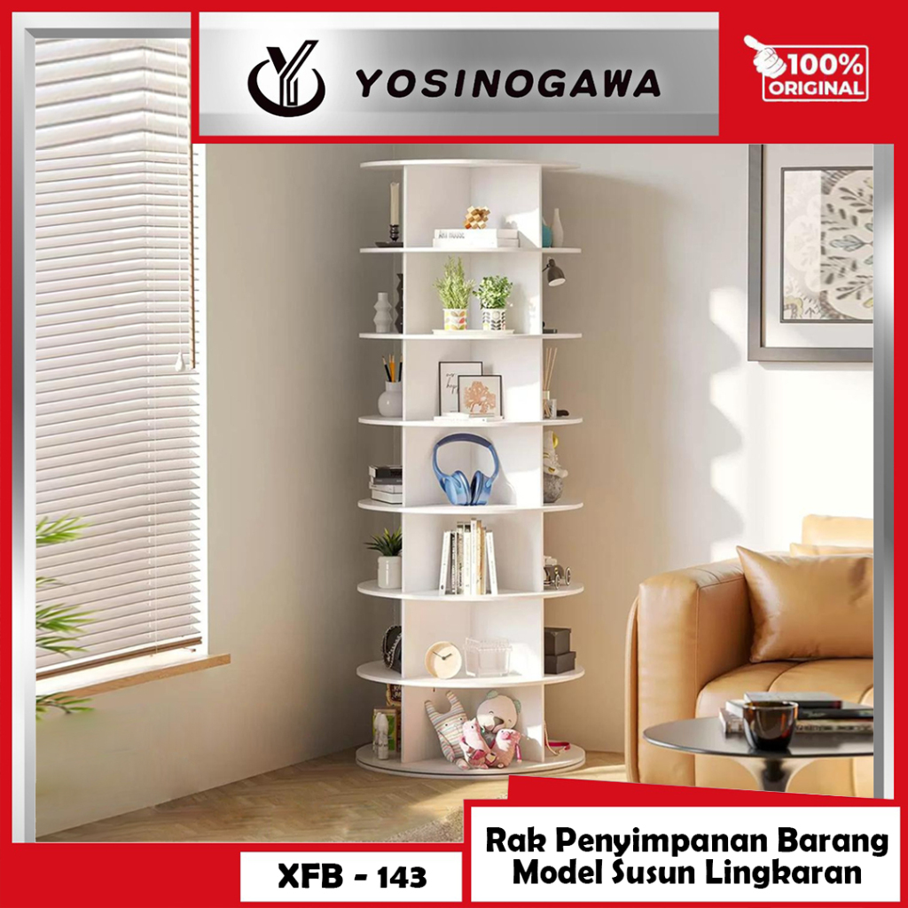 Jual YOSINOGAWA - Rak Sepatu Berputar untuk Pusat Perbelanjaan, Rak ...