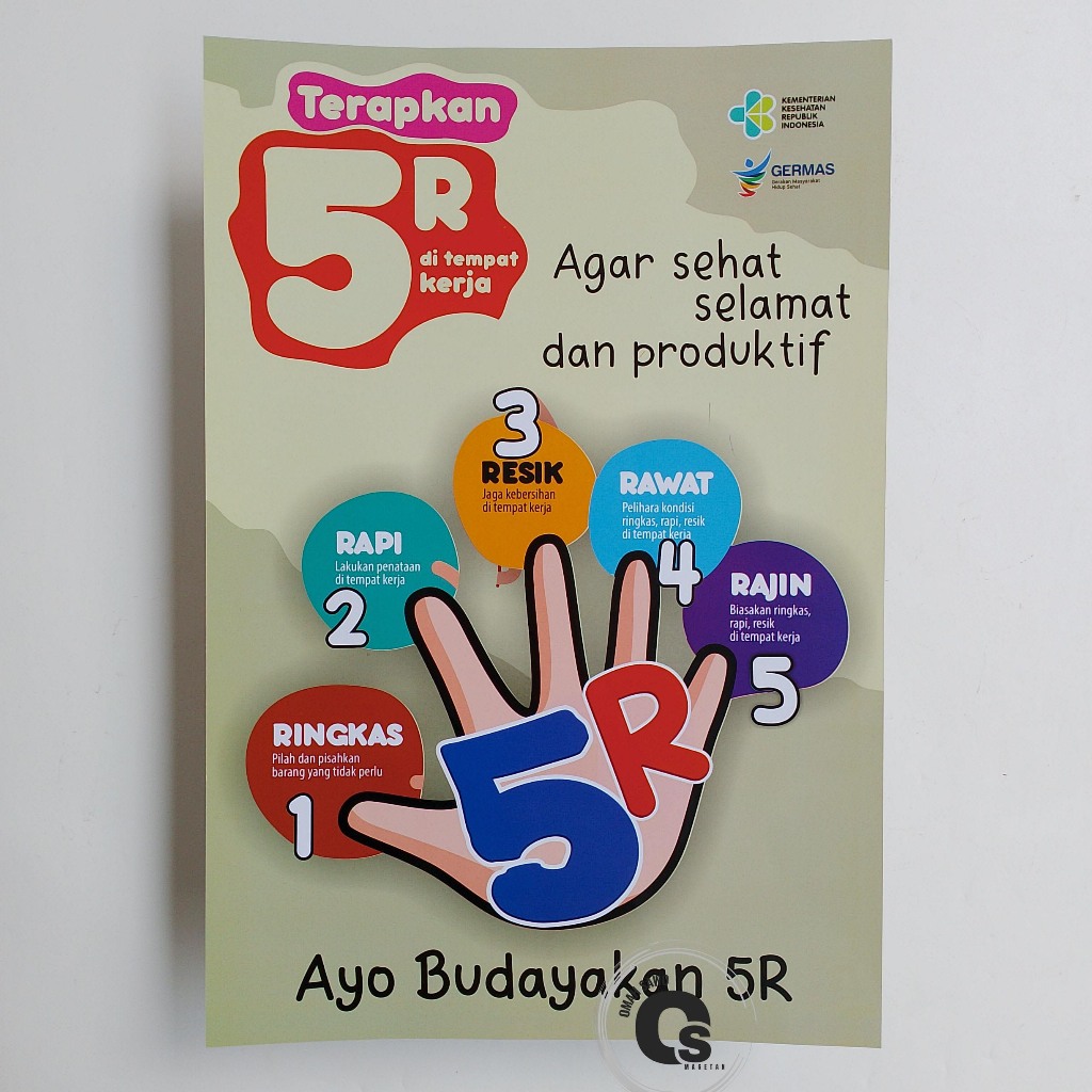 Jual Poster Terapkan 5R Di Tempat Kerja - Poster Budaya Kerja ...