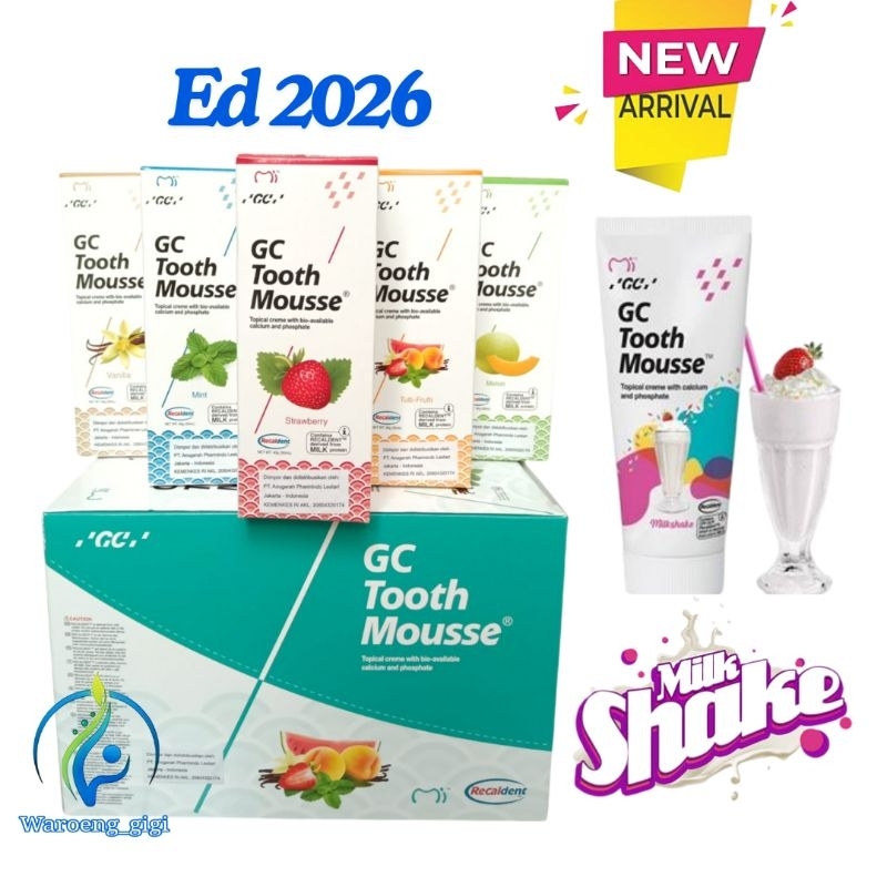 Jual GC Tooth Mousse Non Fluoride (Bisa untuk BALITA) / GC Toothmousse ...