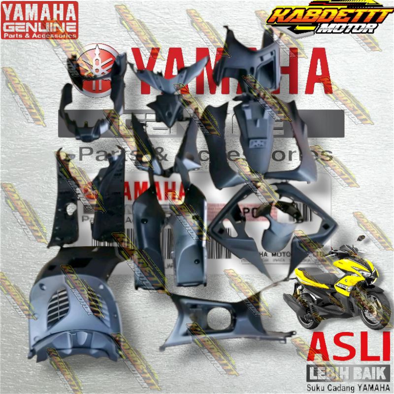 Jual FULL SET BODY KASAR AEROX OLD 155 ASLI ORIGINAL YAMAHA (B65 ...
