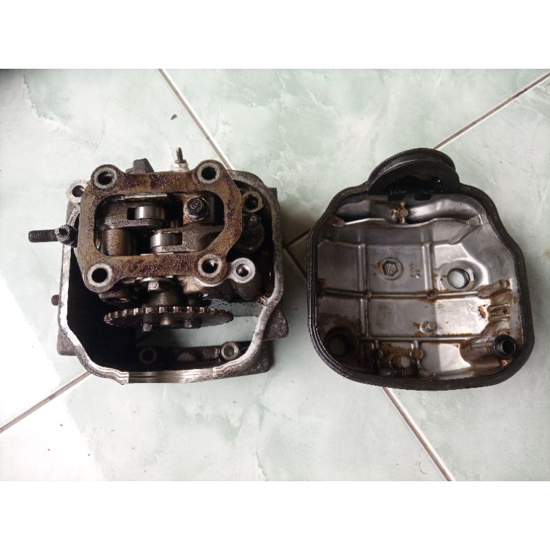 Jual HEAD KOP SET ISIAN LENGKAP HONDA REVO AT MATIC ORIGINAL COPOTAN ...