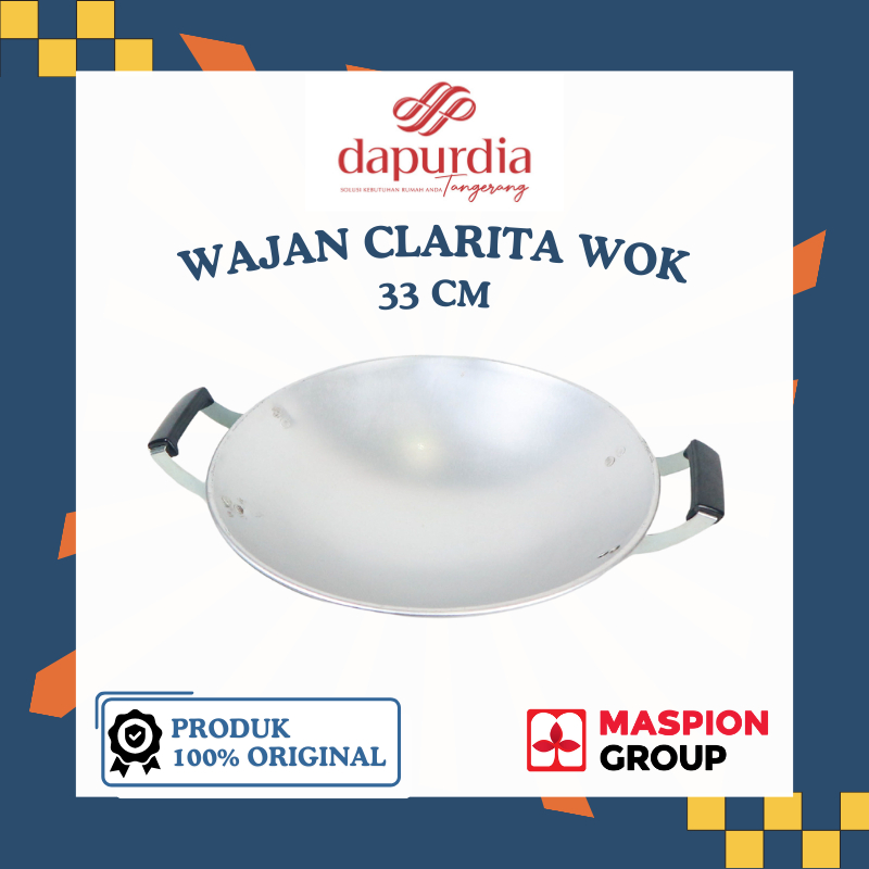 Jual Maspion Clarita Wok 33 cm Wajan Aluminium Jawa - DTG | Shopee ...