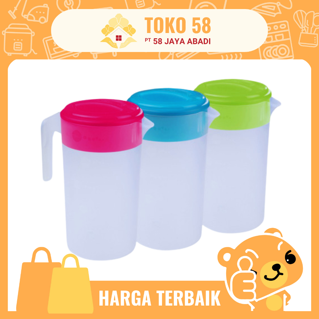 Jual [COD] Kiramas Tempat Air Vann Jug 3598 Ukuran 2 Liter & 3599 ...