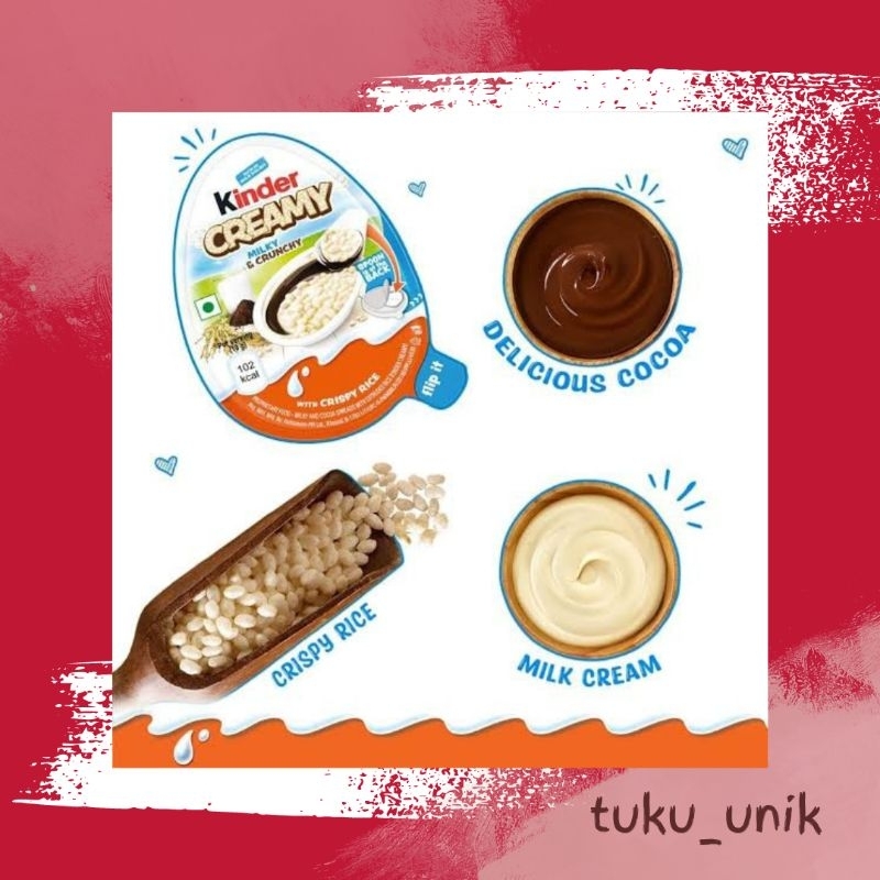 Jual Termurah!!!(Ready stok) Kinder Creamy isi 12, Kinder joy, Kinder 1 ...