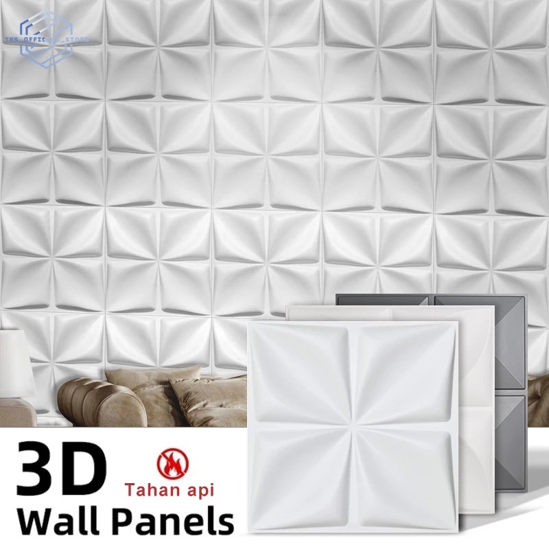 Jual WALL PANEL 3D 50X50CM dan 30X30CM WALLPANEL 3D WALLPAPER DINDING ...