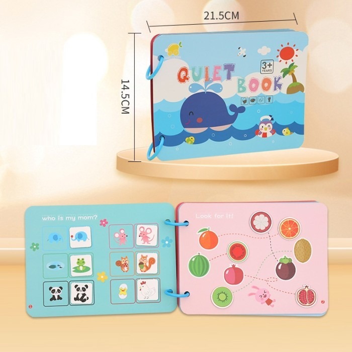 Jual * MKA * BUKU BELAJAR ANAK HADIAH ANAK ACTIVITY BOOK / QUIET BOOK ...