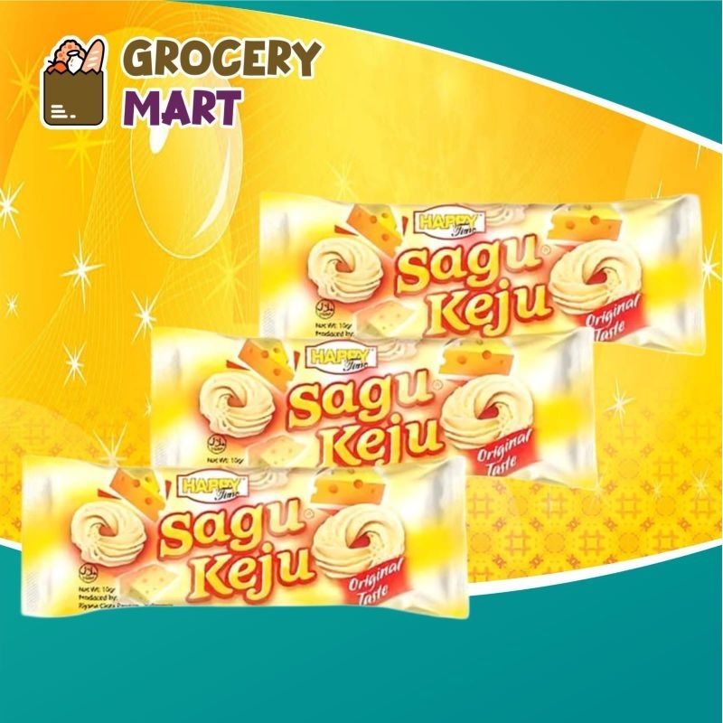 Jual (PACK) Sagu KEJU Happy Time Original Taste Isi 20Pcs | Shopee ...
